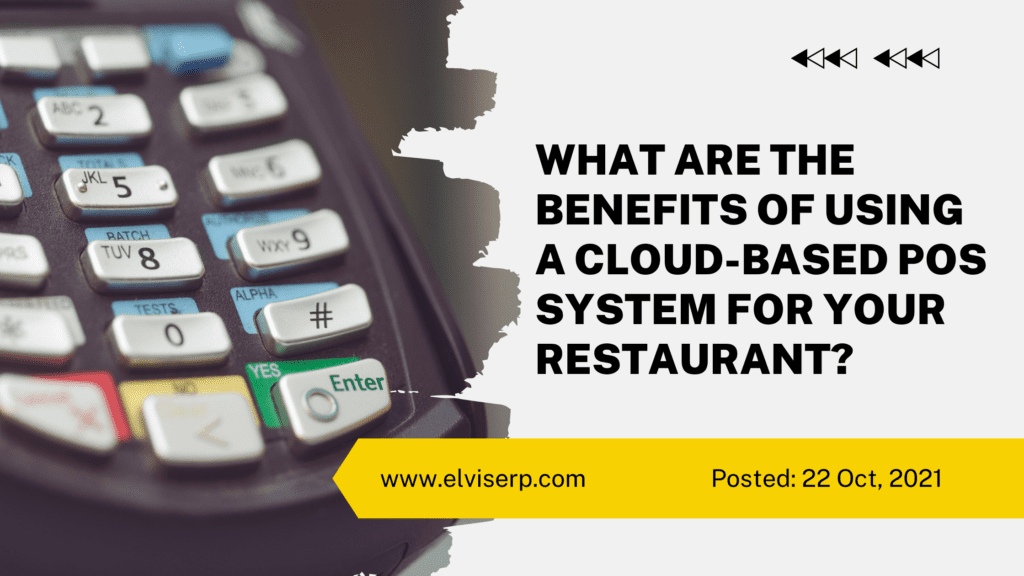 Benefits of Using a Cloud Based POS System - Elvis ERP